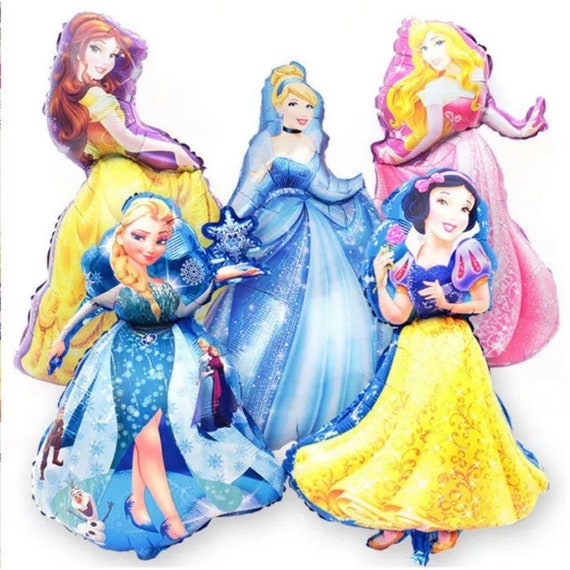 5 Pack Large Princess Balloons Party - Etsy