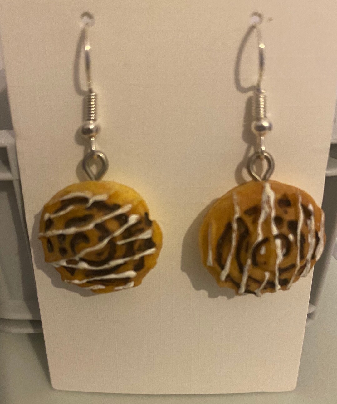 Cinnamon Swirl Danish Pastry Novelty Earrings Kawaii Jewellery Cute ...