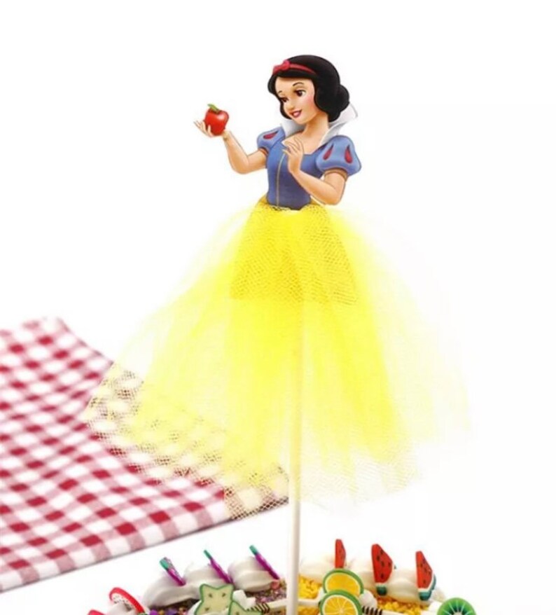 4 Princess Cake Toppers Birthday Party Decoration - Etsy UK