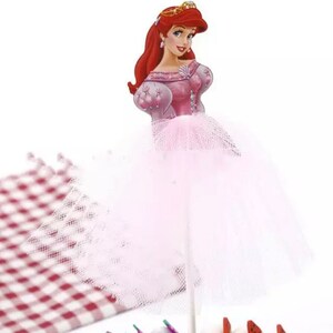 4 Princess Cake Toppers Birthday Party Decoration - Etsy UK