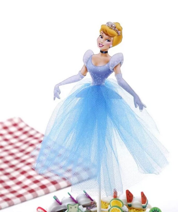 4 Princess Cake Toppers Birthday Party Decoration - Etsy UK