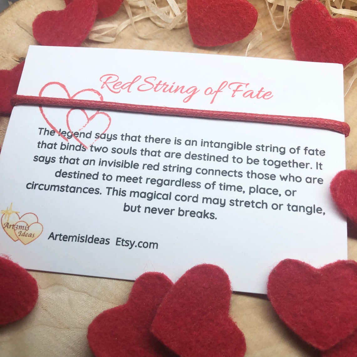 Red String of Fate Red Thread of Fate Red Cotton Bracelet - Etsy UK
