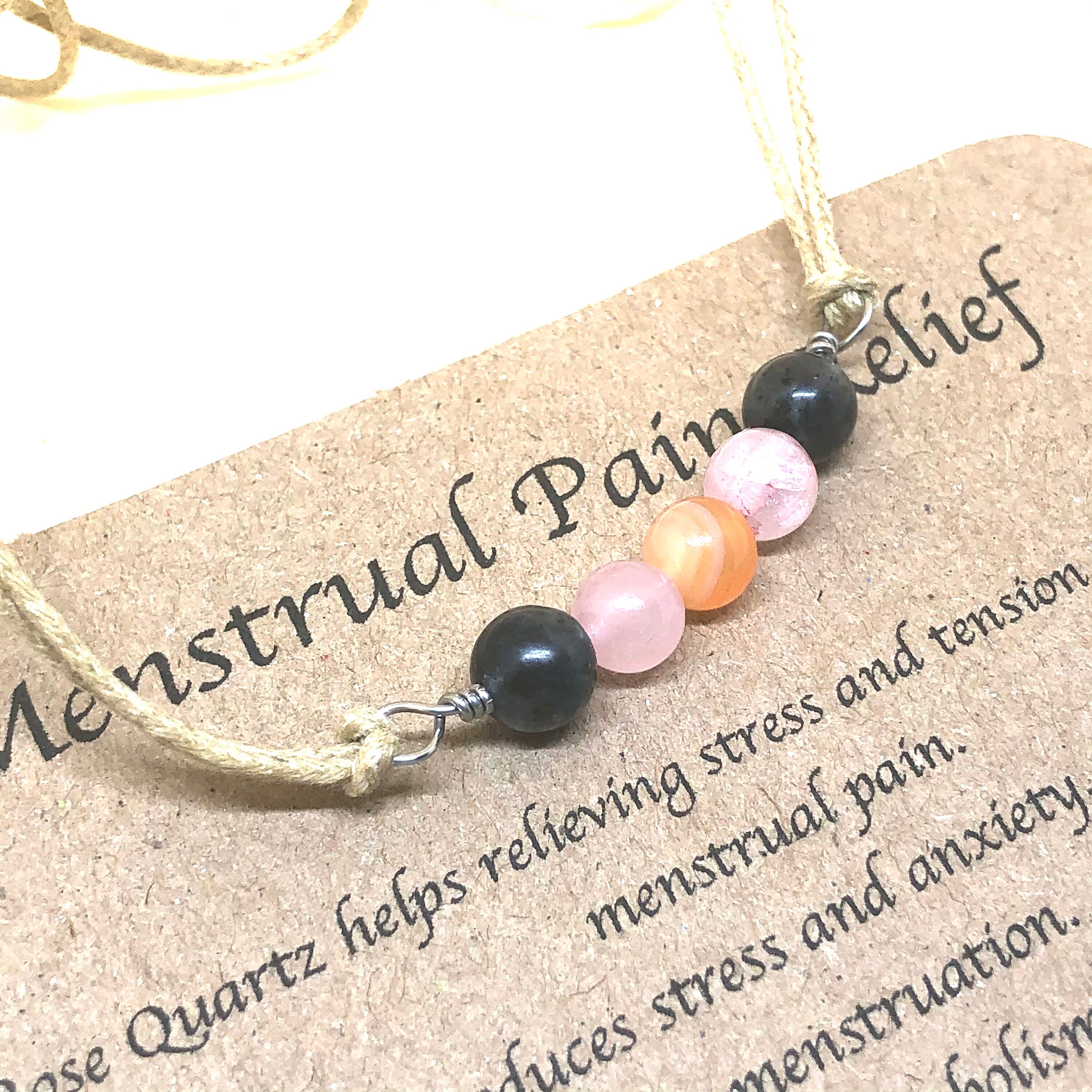 Menstrual pain relief Bracelet Crystal Bracelet Crystal | Etsy