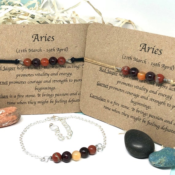 Aries crystal bracelet store