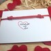 Red String of Fate, Red Thread of Fate, Red Cotton Bracelet, Love ...