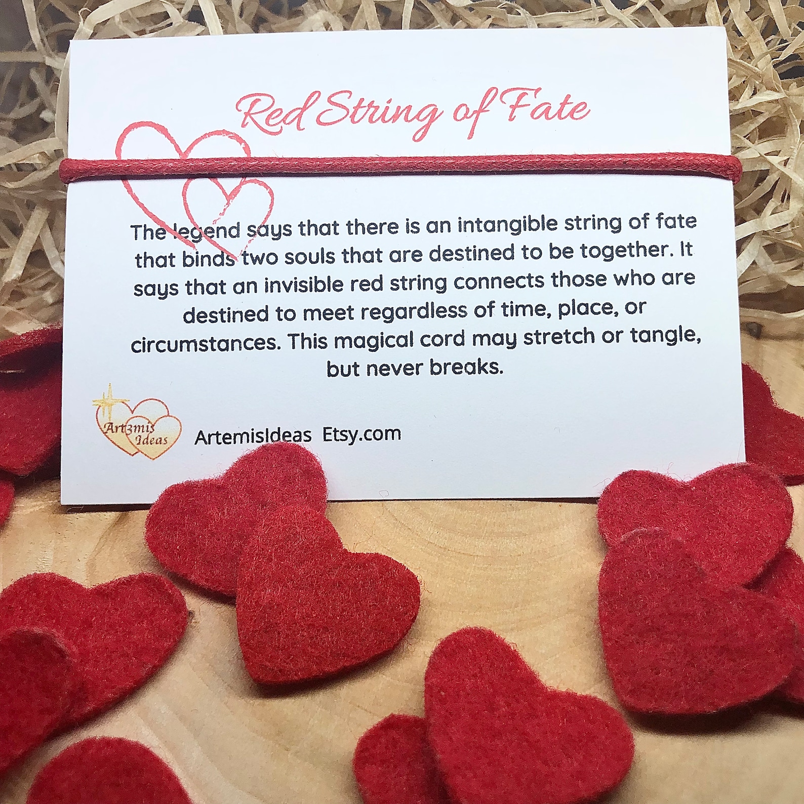 Red String of Fate Red Thread of Fate Red Cotton Bracelet - Etsy UK