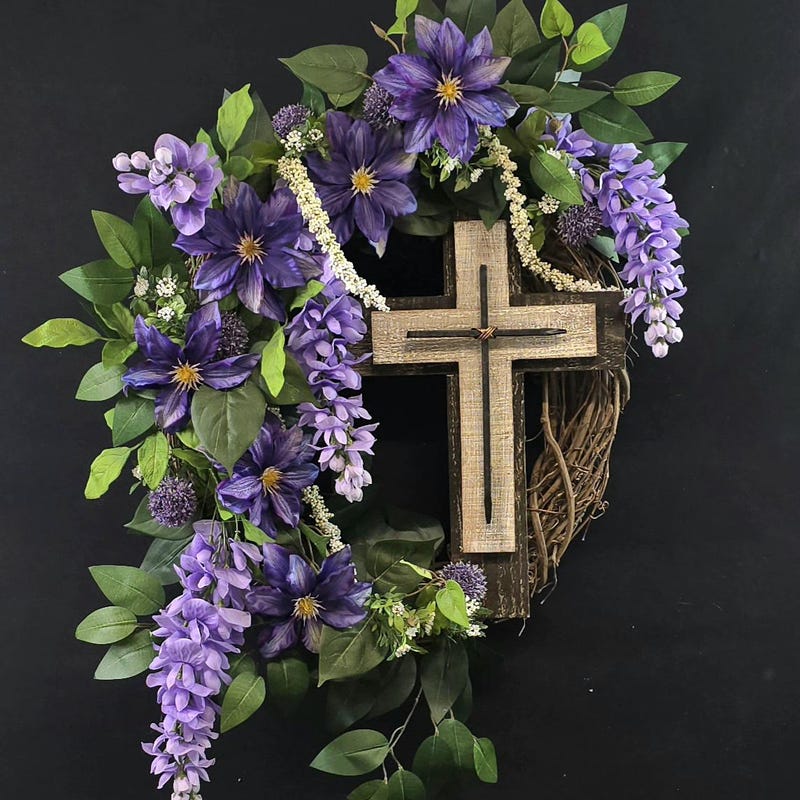 Christian Wreath - Etsy