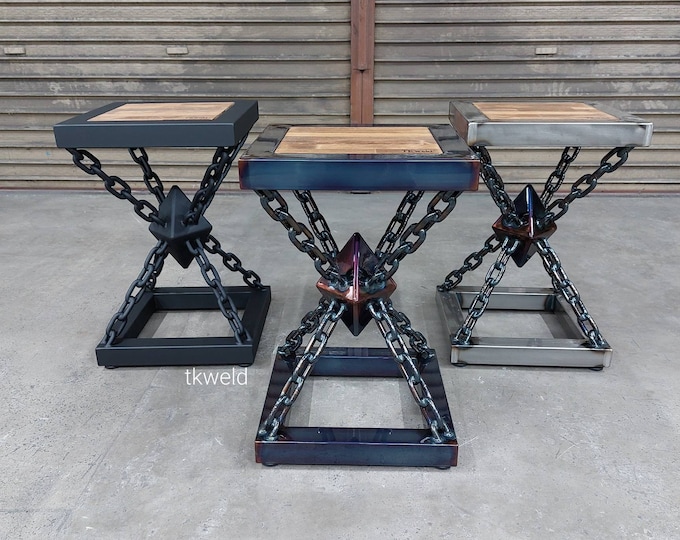 Chain Link Brutalist Bar Stools, 1970s Vintage Leather Bar Stools ...