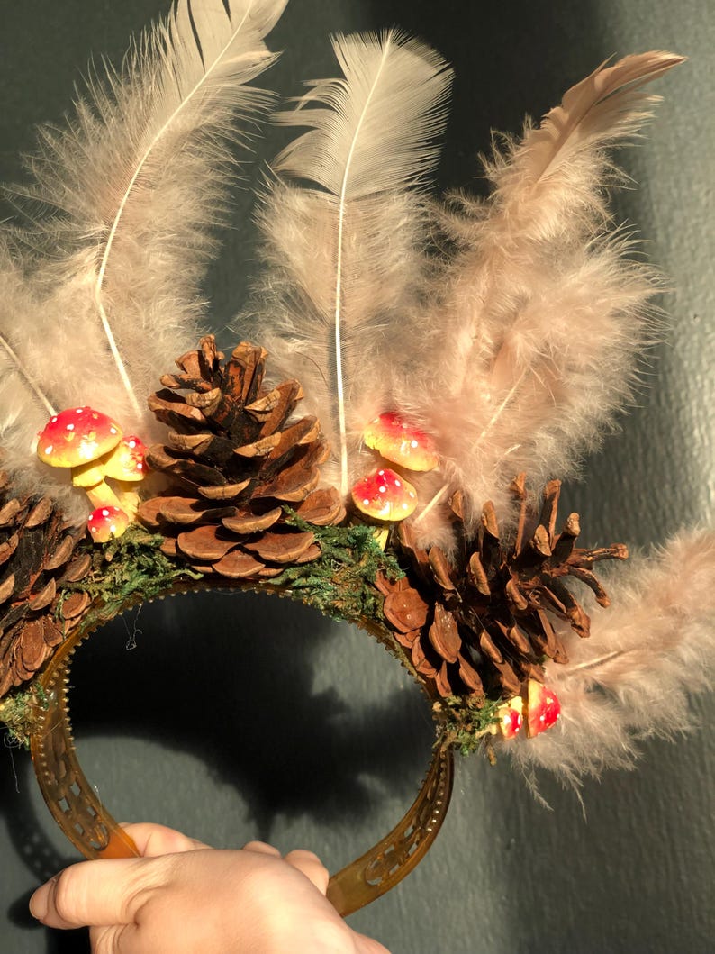 Enchanted Forest Crown – Custom Nature-inspired Headpiece - Etsy