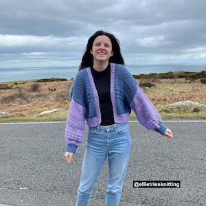 Knitting Pattern | "hazy Skies" Cardigan | Digital Download | Beginner ...