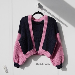 Knitting Pattern | "hazy Skies" Cardigan | Digital Download | Beginner ...