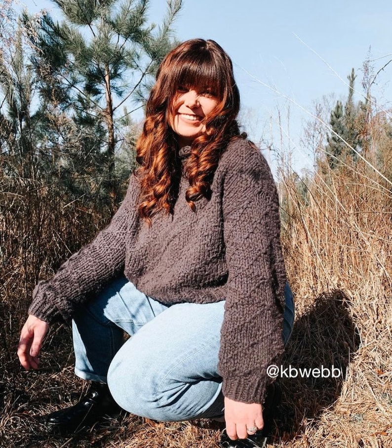 Knitting Pattern | "the Rook" | Digital Download | Beginner Friendly | Chucky Knit | Cropped ...