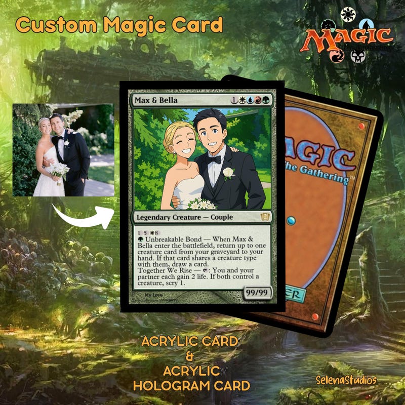 Magic Card for Husband - Etsy
