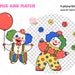 Clowncore PNG Clipart, Circus Kidcore, Digital Sticker Design (21 ...