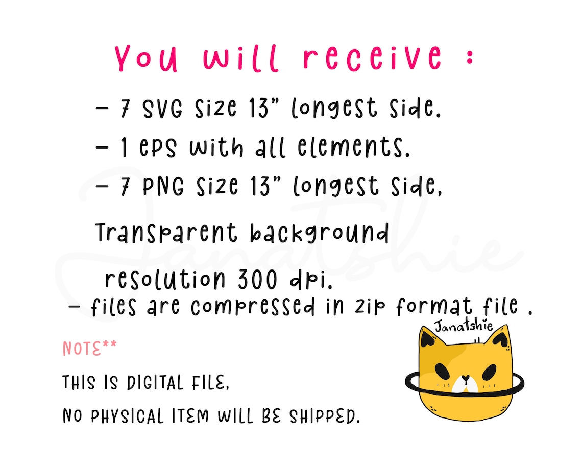 Cat Clipart Set Cute Calico Cat Png Digital Clip Art With - Etsy