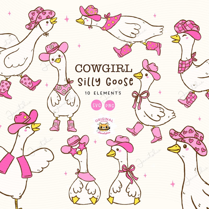 Goose Doodle Clipart - Etsy UK