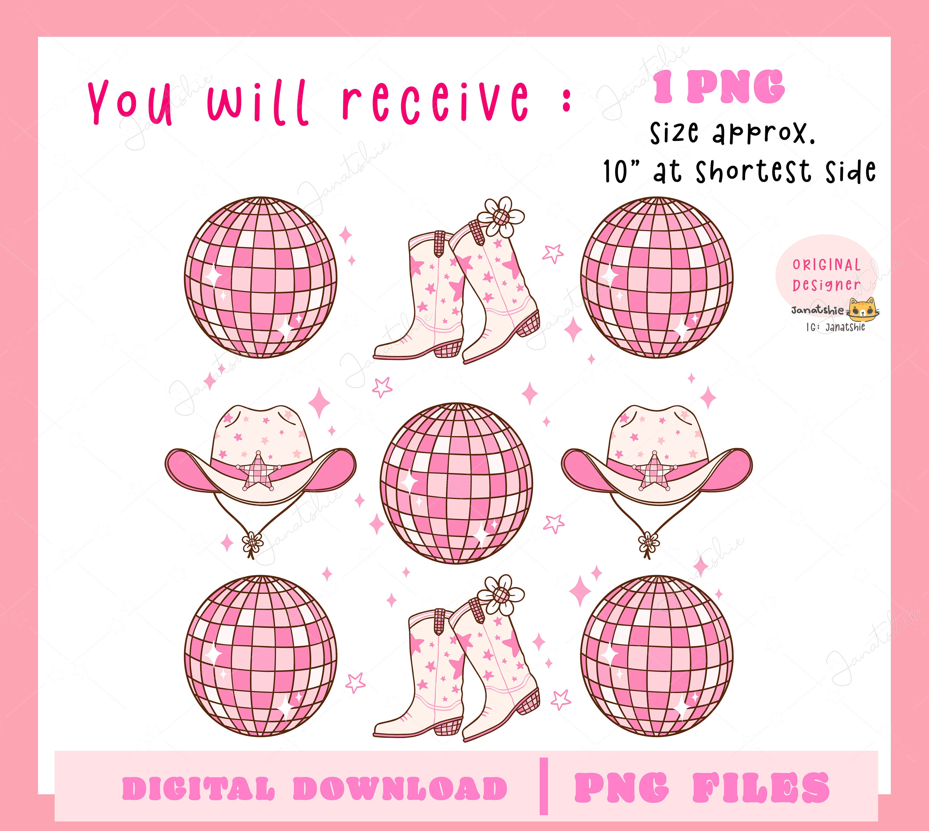 Disco Cowgirl Png, Disco Ball Cowboy Hat, Groovy Cowgirl Boots Png ...