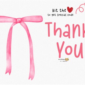 Hot Pink Coquette Ribbon Bow Watercolor Clipart: PNG Set (digital ...