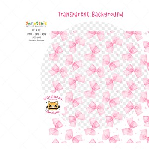 Coquette Pink Bow Gingham Pattern Seamless Cute Preppy Aesthetic ...