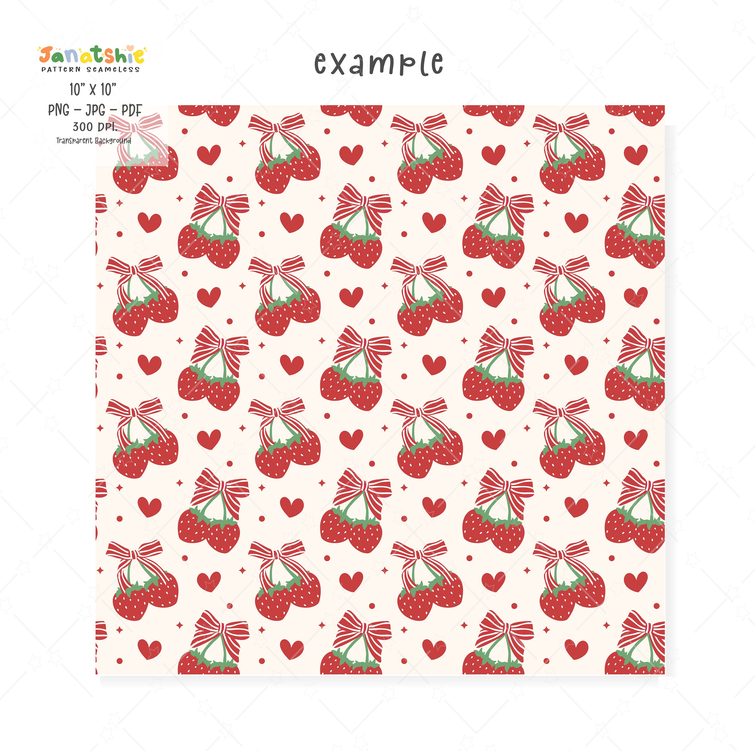 Coquette Strawberry Pattern Seamless, Retro Preppy Strawberry With Bow ...