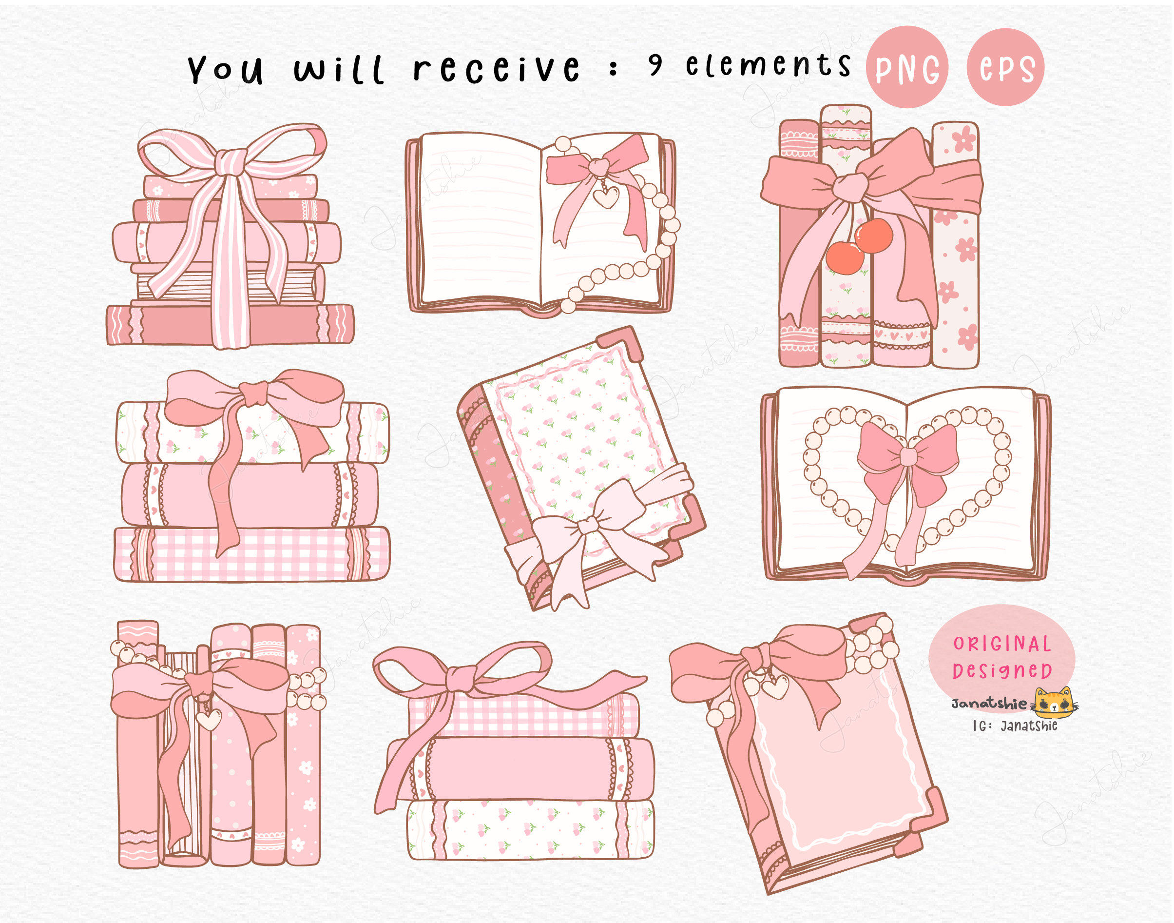 Coquette Books Png, Girly Bookish Coquette, Booklover Pink Clipart ...