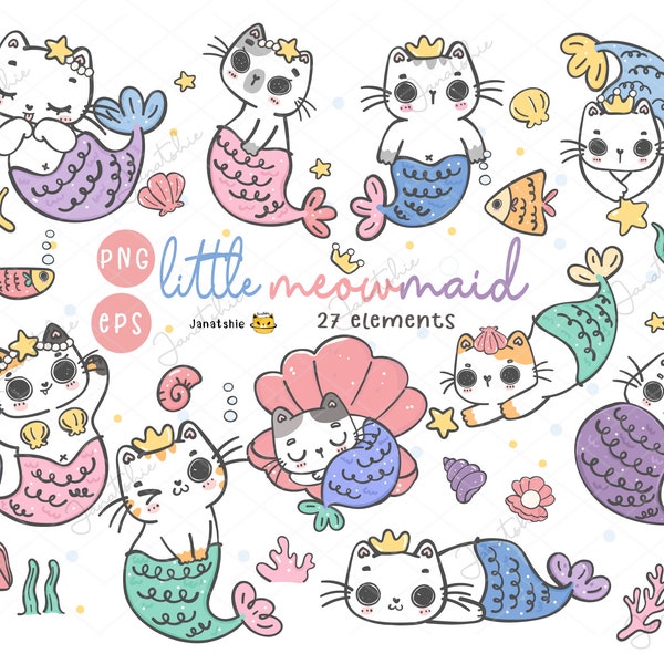 Mermaid Cat - Etsy