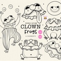 40 Frog With Glasses Svg, Dxf, Eps, Ai, Pdf, Jpg, Png Cute Frog ...