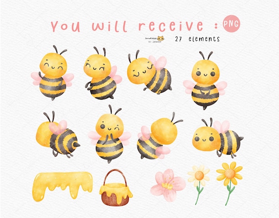 Cute Bee Cartoon
