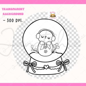 Coquette Christmas Coloring Image Preppy Retro Christmas Black and ...