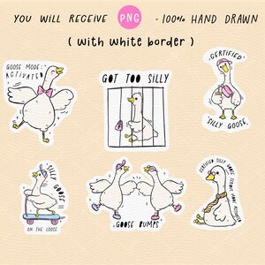 Silly Goose Meme Set, Silly Goose on the Loose PNG, Certified Silly ...