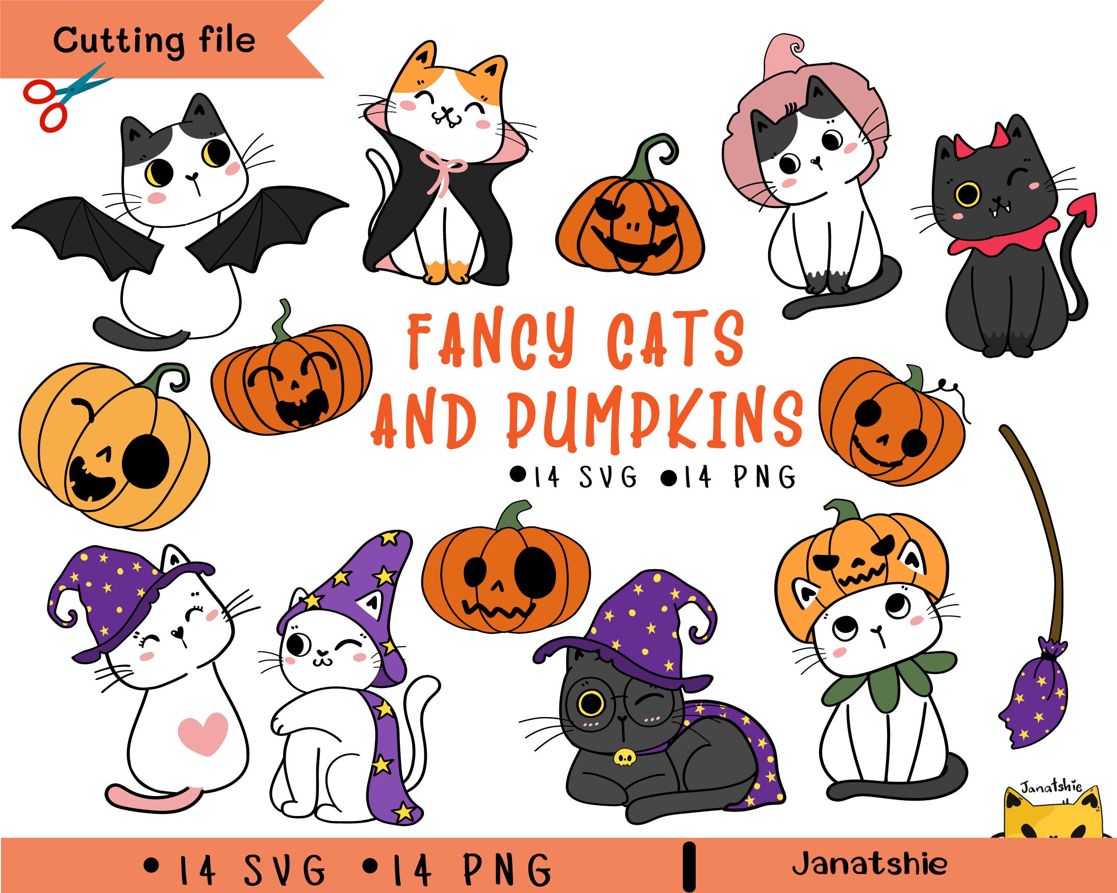 Spooky Halloween Cat SVG Cute Black Cat Outline Drawing Boo-tiful ...