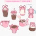 Coquette Coffee Png Girly Coffee Png Retro Pink Coffee, Iced Coffee ...