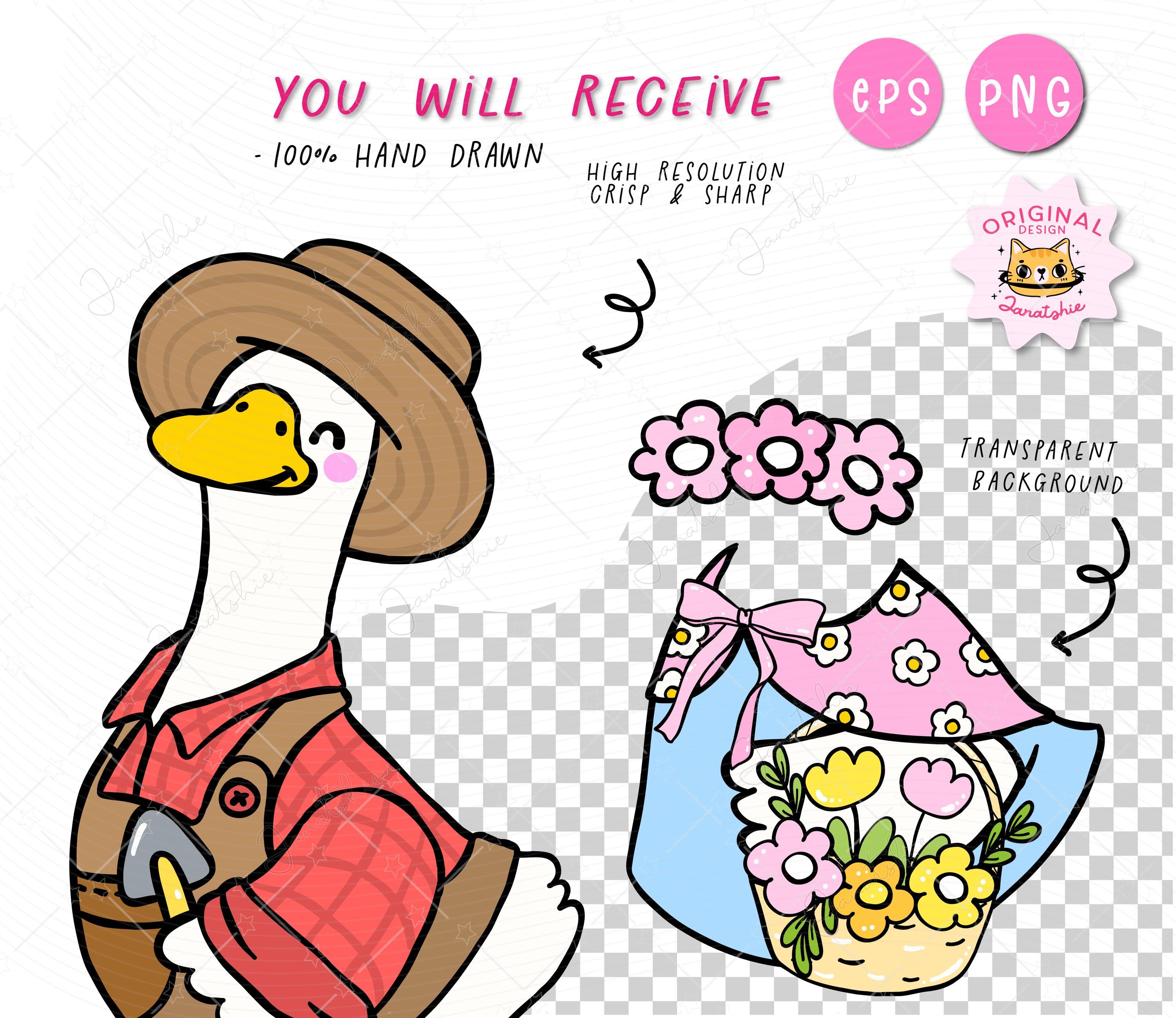 Porch Goose Dress up Spring Uniform Clipart Set : Classroom Decor ...