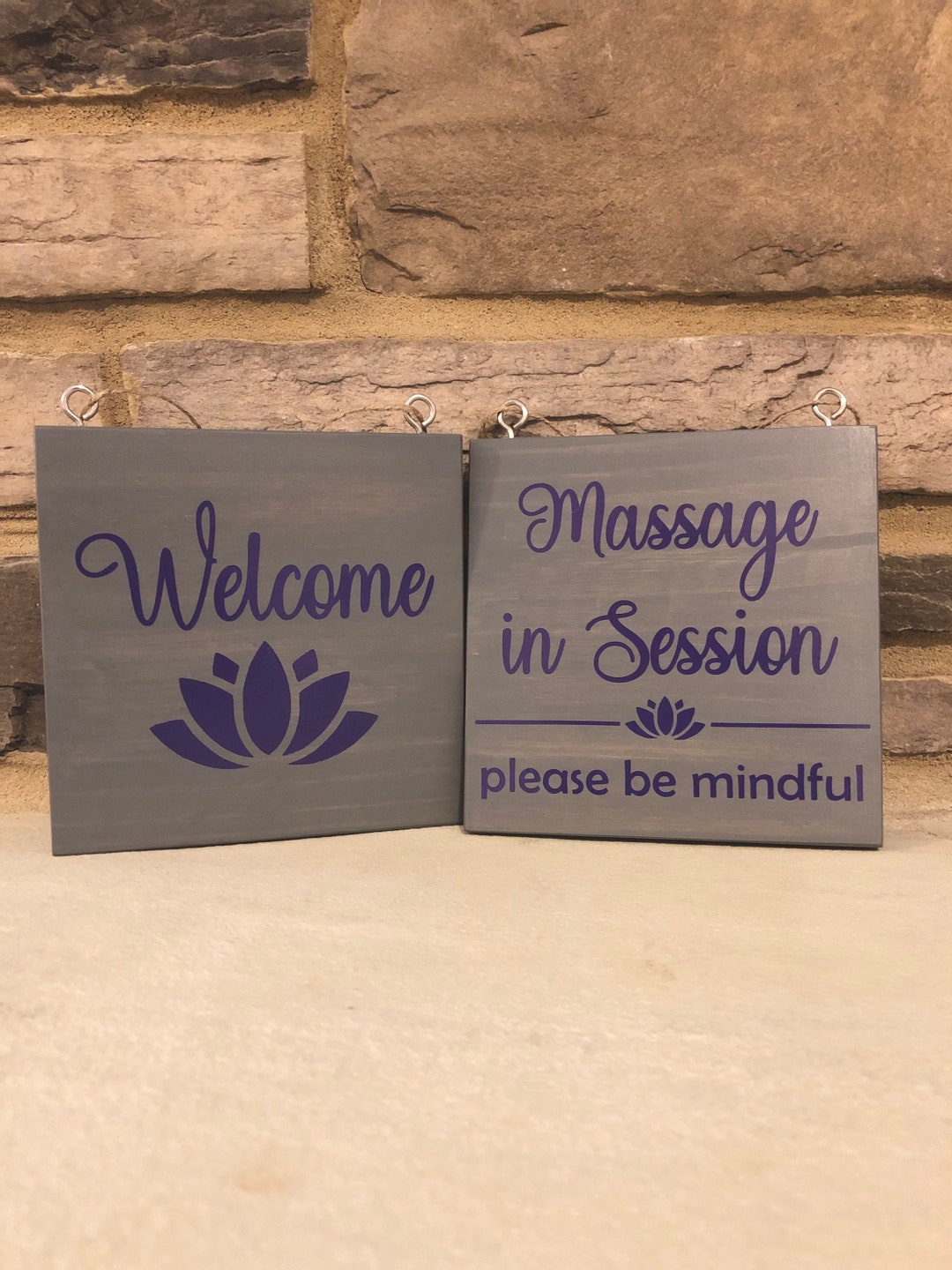 Personalized in Session Sign Custom Please Be Mindful Sign Double Sided ...