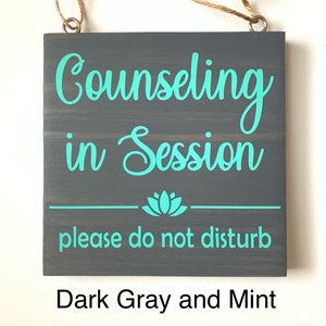 Reversible Welcome Sign in Session Sign for Office Door Sign ...