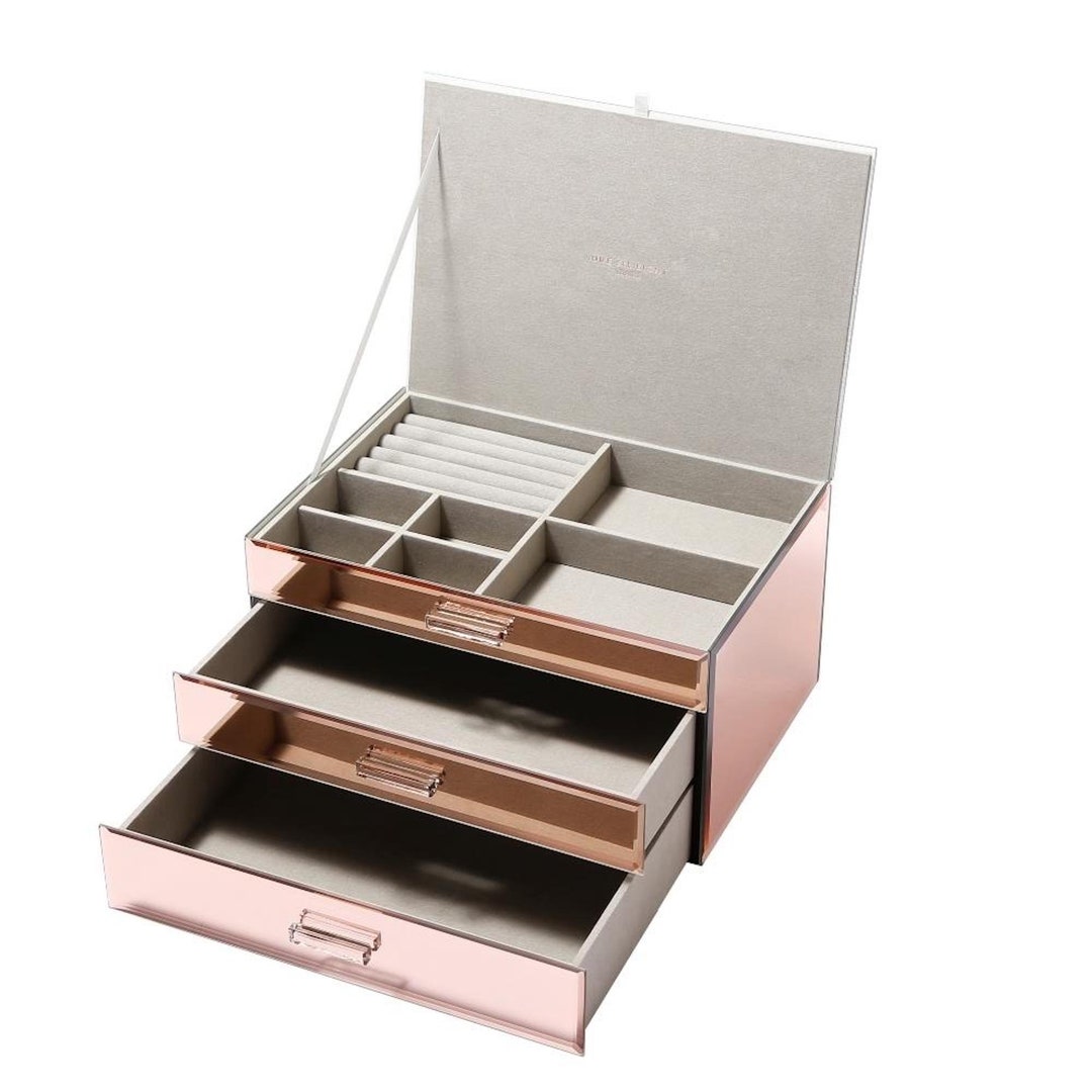 Gianna Mirror Jewellery Box With Engraving - Etsy Australia