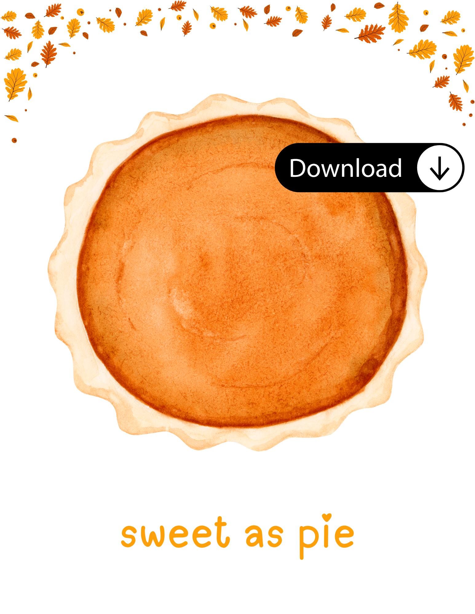 Sweet as Pie Handprint Craft | Printable | DIY Kids Craft ...