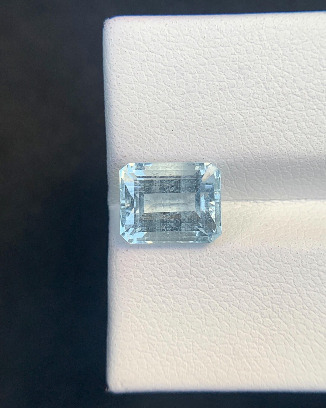 Natural Aquamarine Gemstone - 2.70 Cts, Octagon Cut, Brazil - Etsy