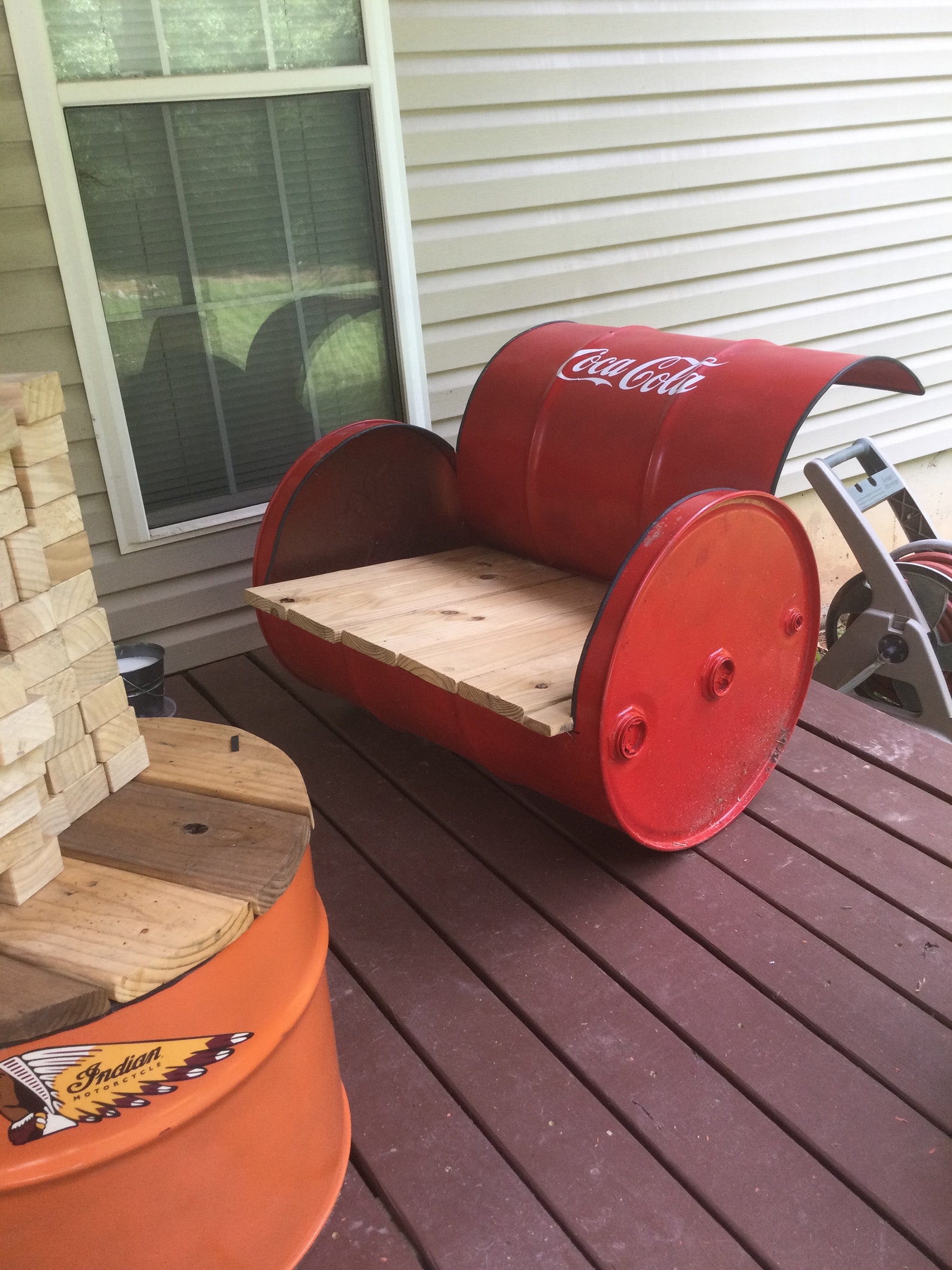 Repurposed Oil Drum Furniture - Etsy