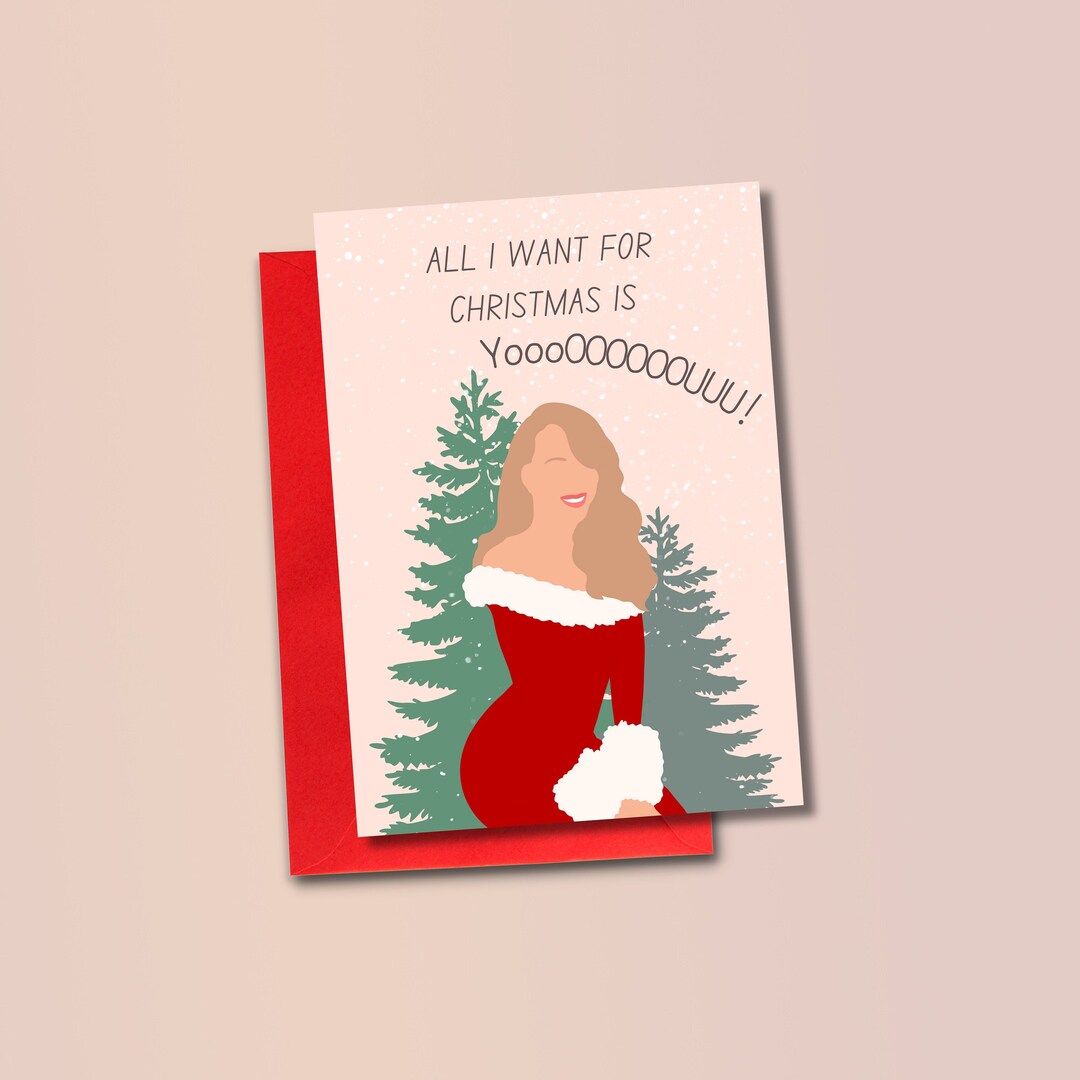 Mariah Carey All I Want for Christmas is You Holiday Greeting - Etsy