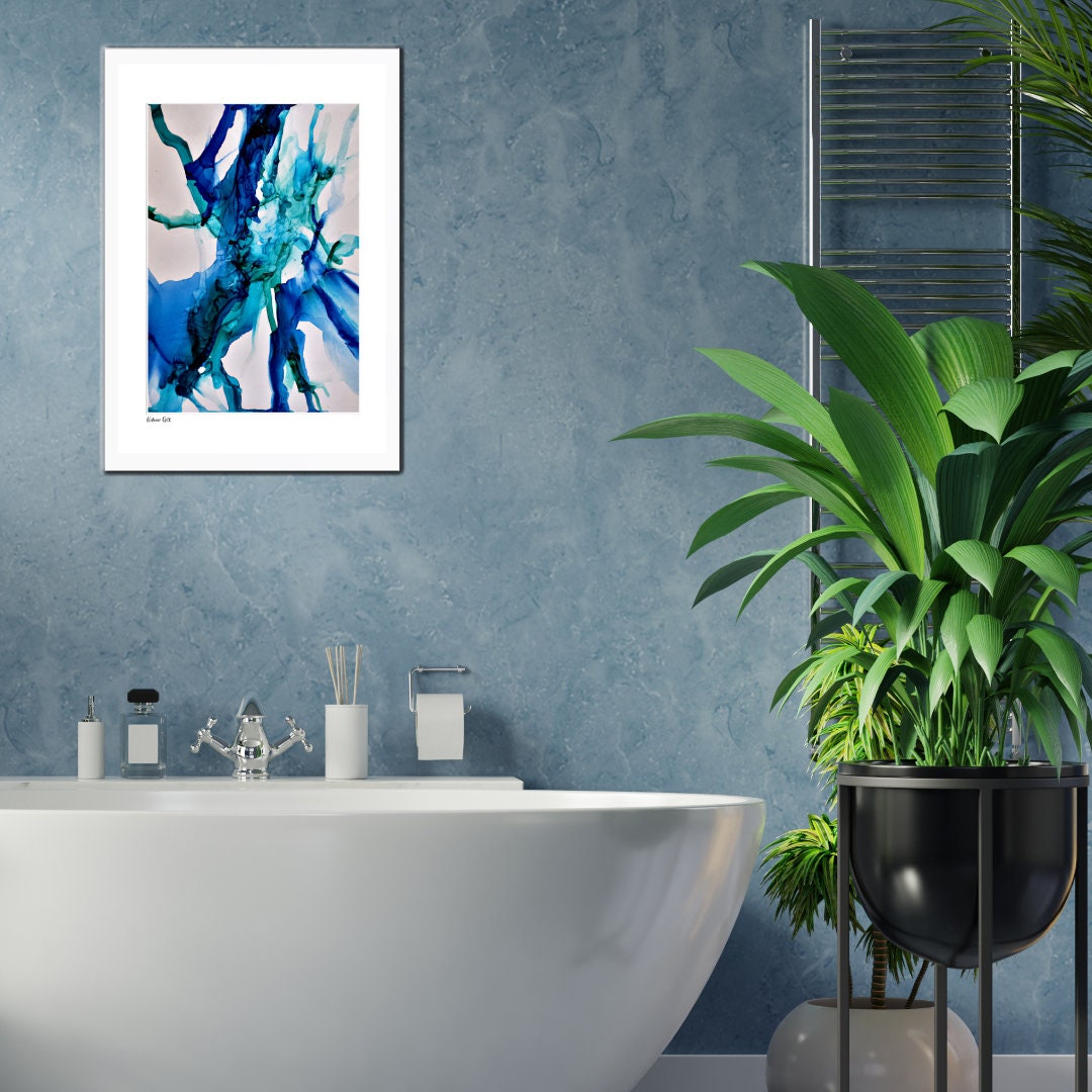 Impression Artwork Abstract Painting Original Alcohol Inks - Etsy