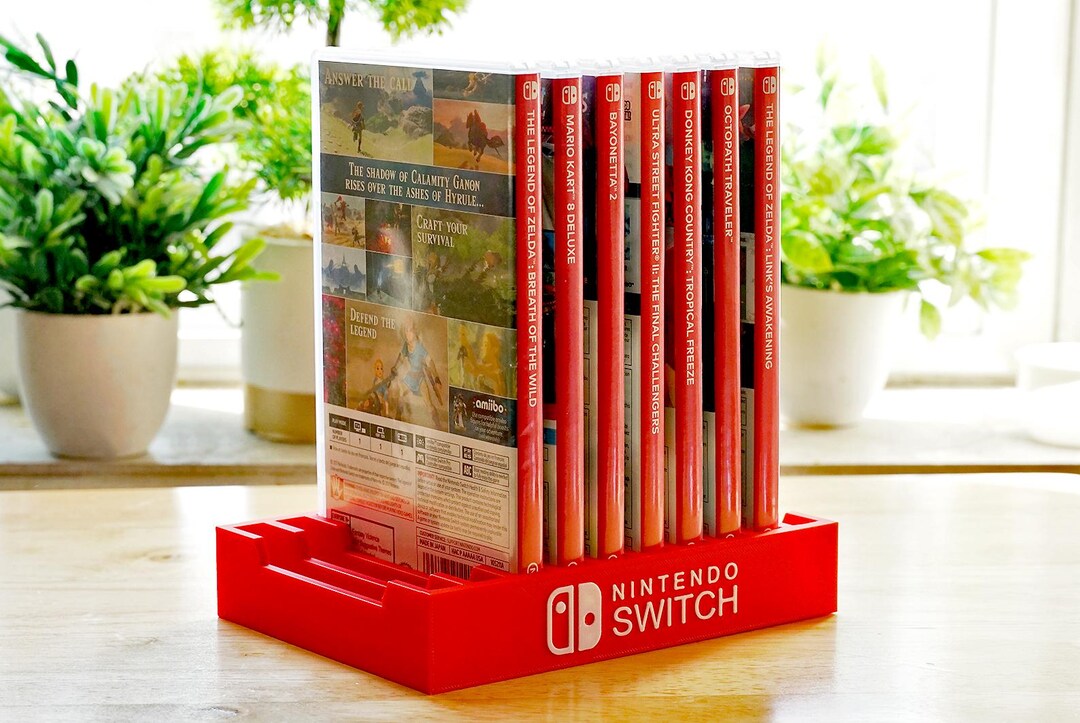 Game Case Organizer for Nintendo Switch - Compact 3d-printed Stylish ...