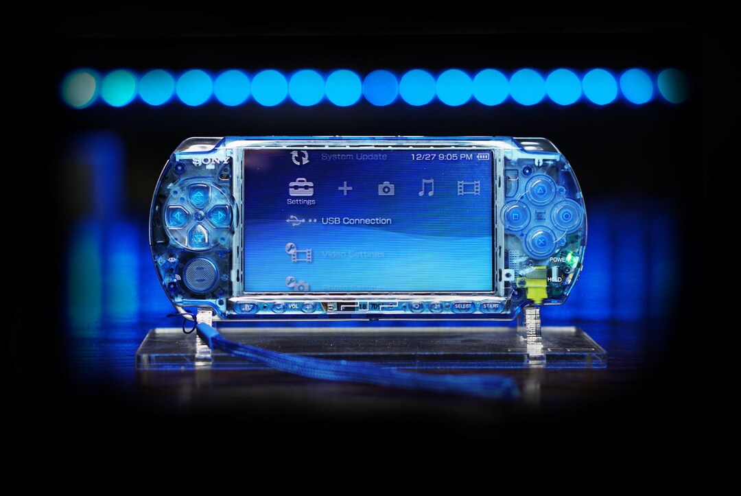 Clear Blue Sony PSP 3000 Console New Housing Shell - Etsy