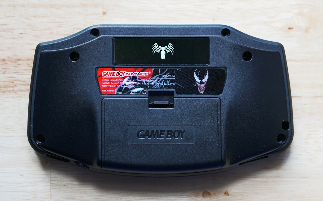 Gameboy Advance GBA Venom Holographic Back Sticker Set - Etsy