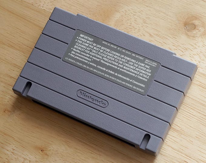 SNES Cartridge Labels - Etsy
