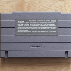 SNES Cartridge Replacement Label Stickers - Etsy