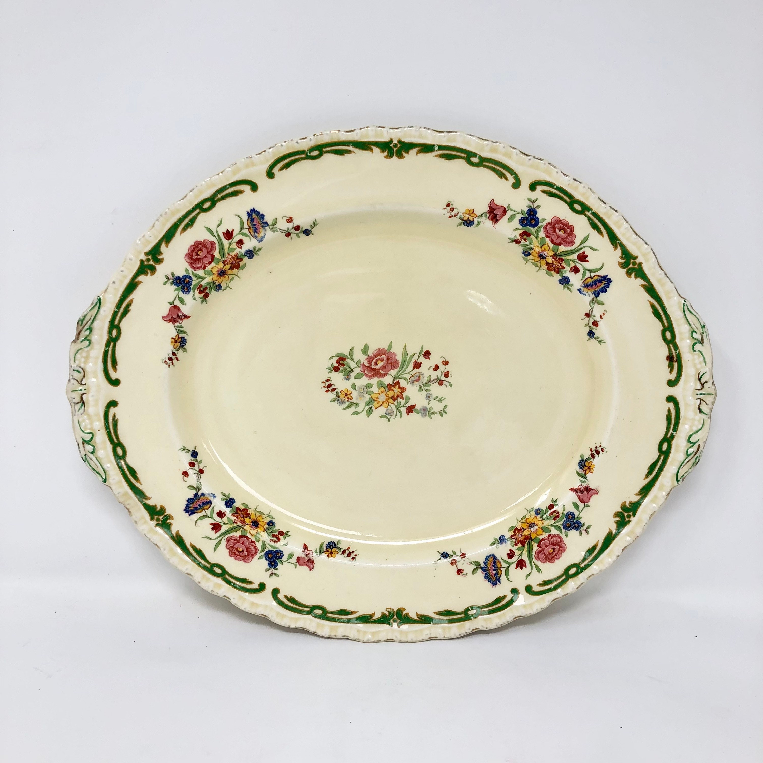 Vintage Grindley England Ivory Ware Small Floral Platter - Etsy Canada