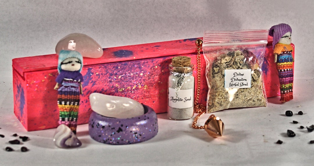 Witch Kit for Best Friends, Pink Witch Box, Pendulum Witch Kit ...
