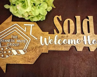 Sold Key SVG, Realtor SVG, Glowforge Sold Key, New Home Key, Real ...