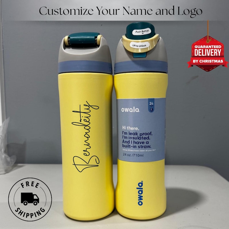 Custom Owala Water Bottle